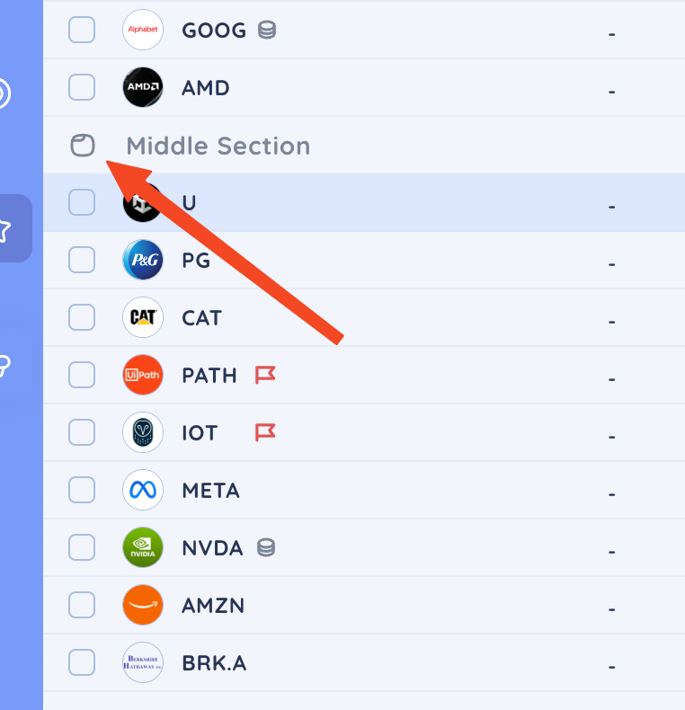 Creating a Section · Deepvue Knowledge Base